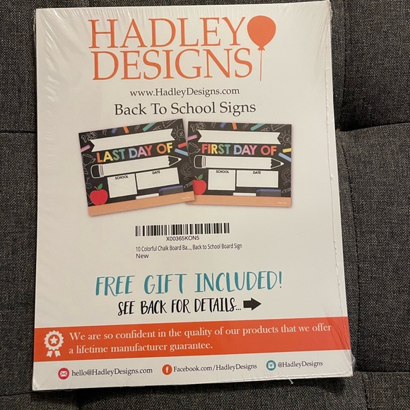 Other | Hadley Designs Back To School Signs | Poshmark